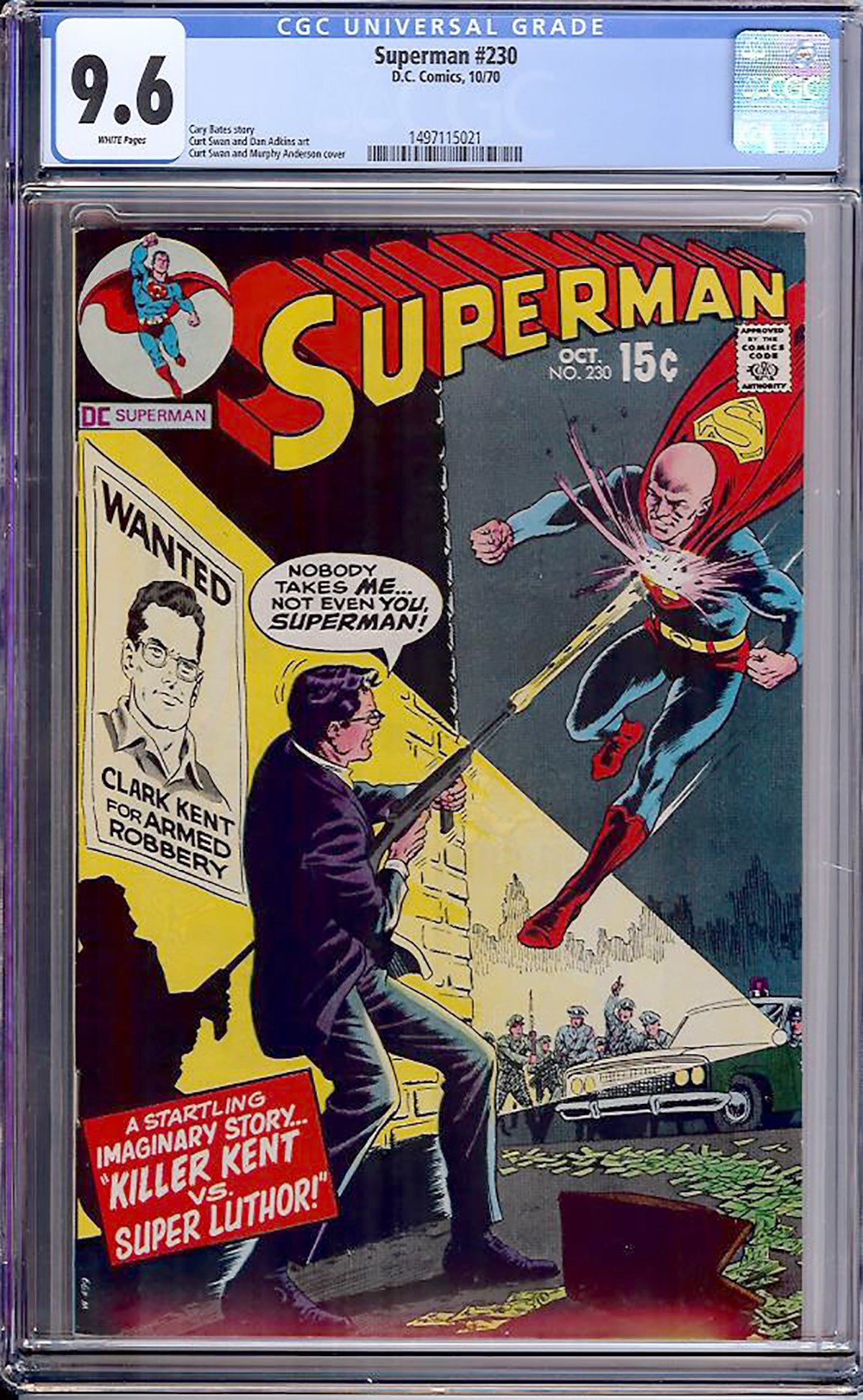 Superman #230 CGC 9.6 w // Auction // Pedigree Comics