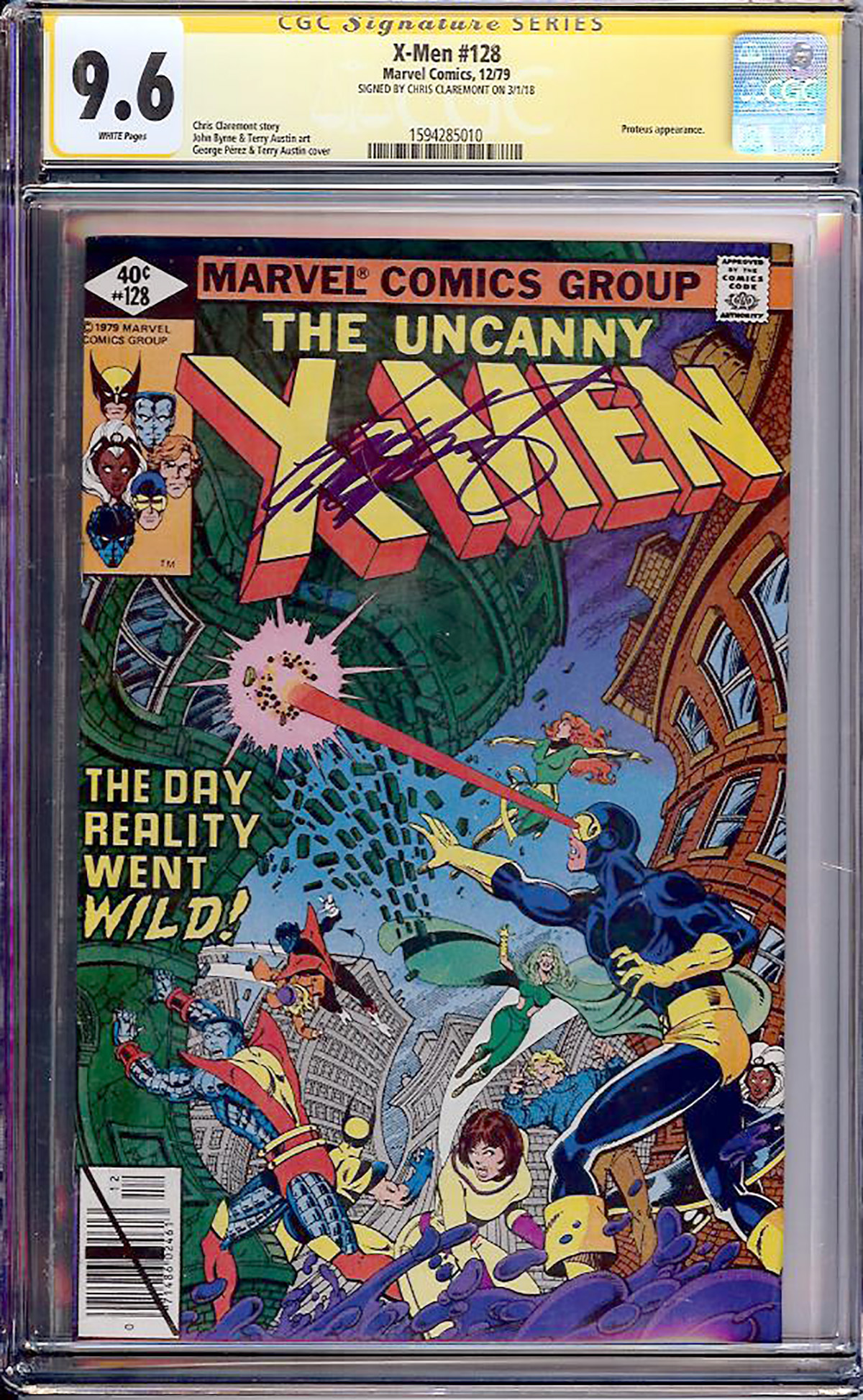 X-Men #128 CGC 9.6 w CGC Signature SERIES // Auction // Pedigree Comics