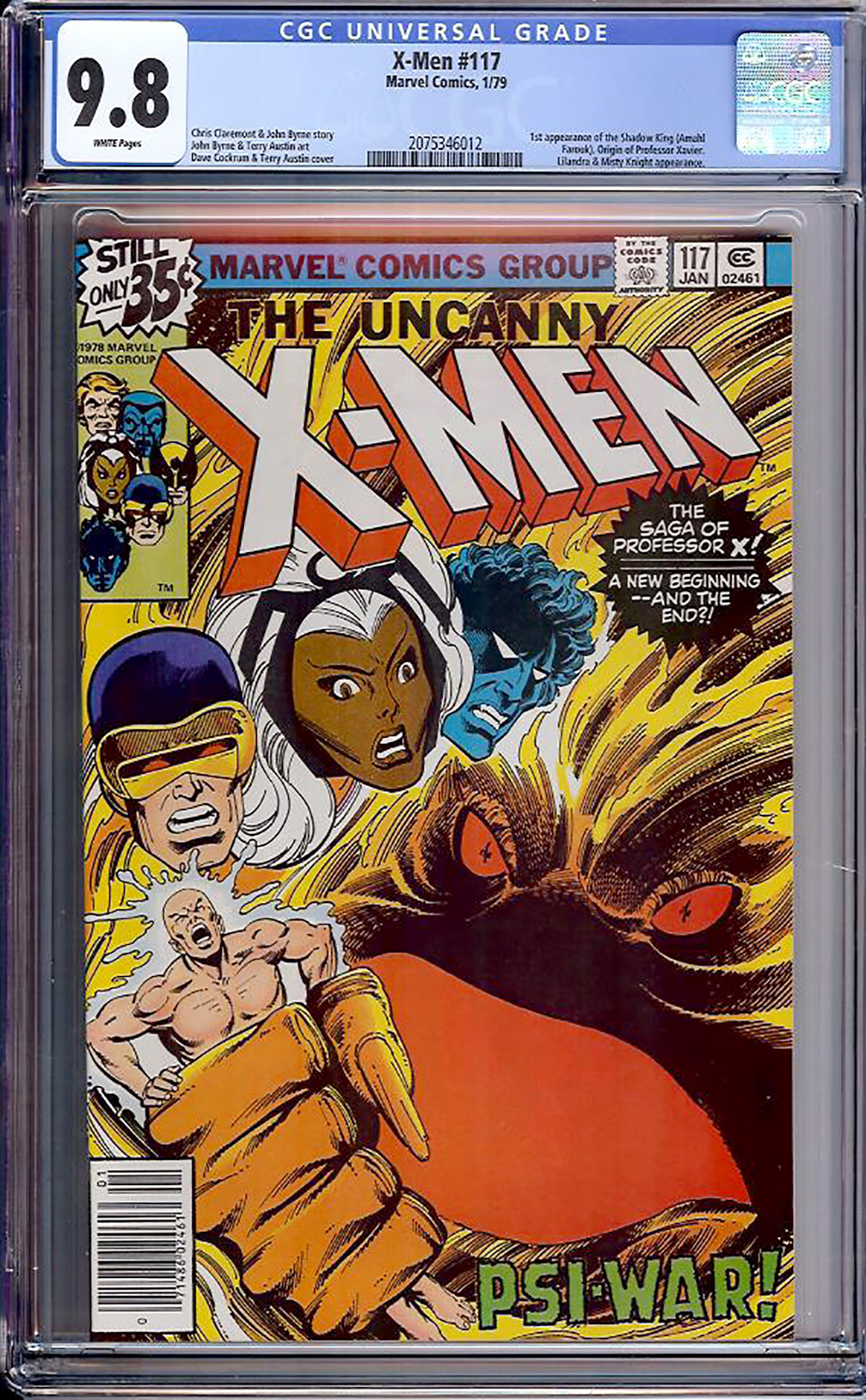 X-Men #117 CGC 9.8 w Davie Collection // Auction // Pedigree Comics