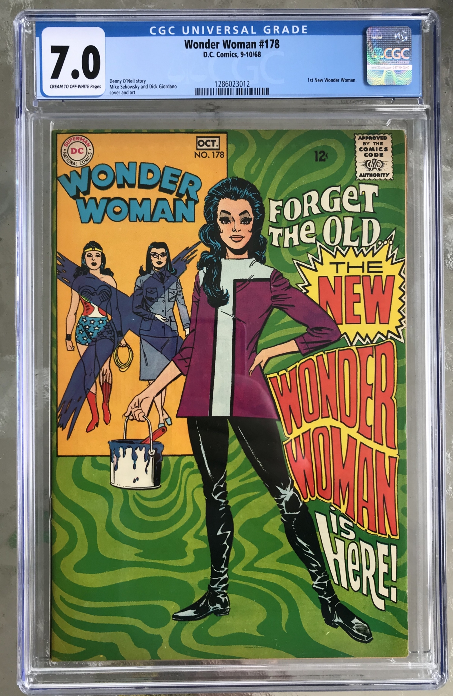 Wonder Woman #178 CGC 7.0 cr/ow // Inventory // Pedigree Comics