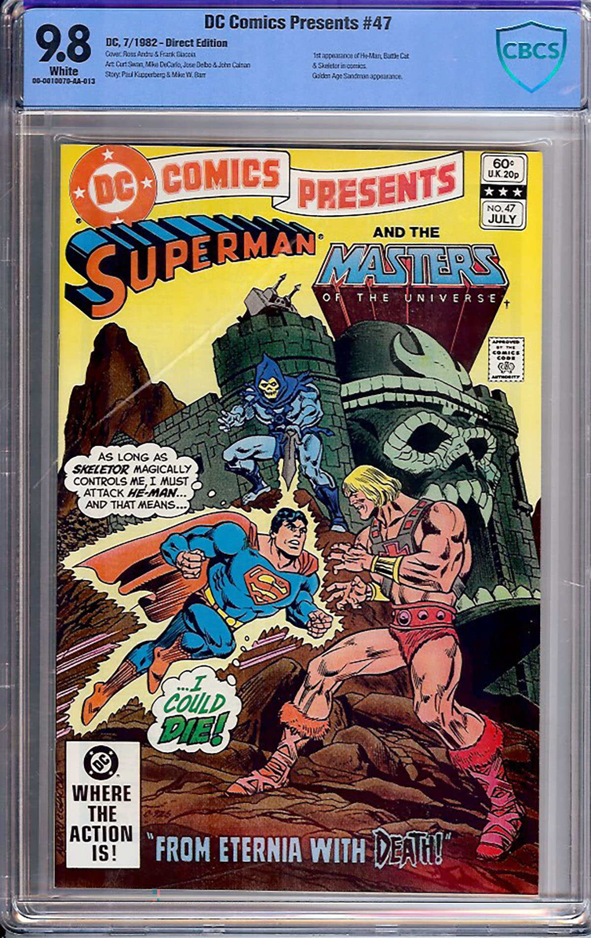 DC Comics Presents #47 CBCS 9.8 w // Auction // Pedigree Comics