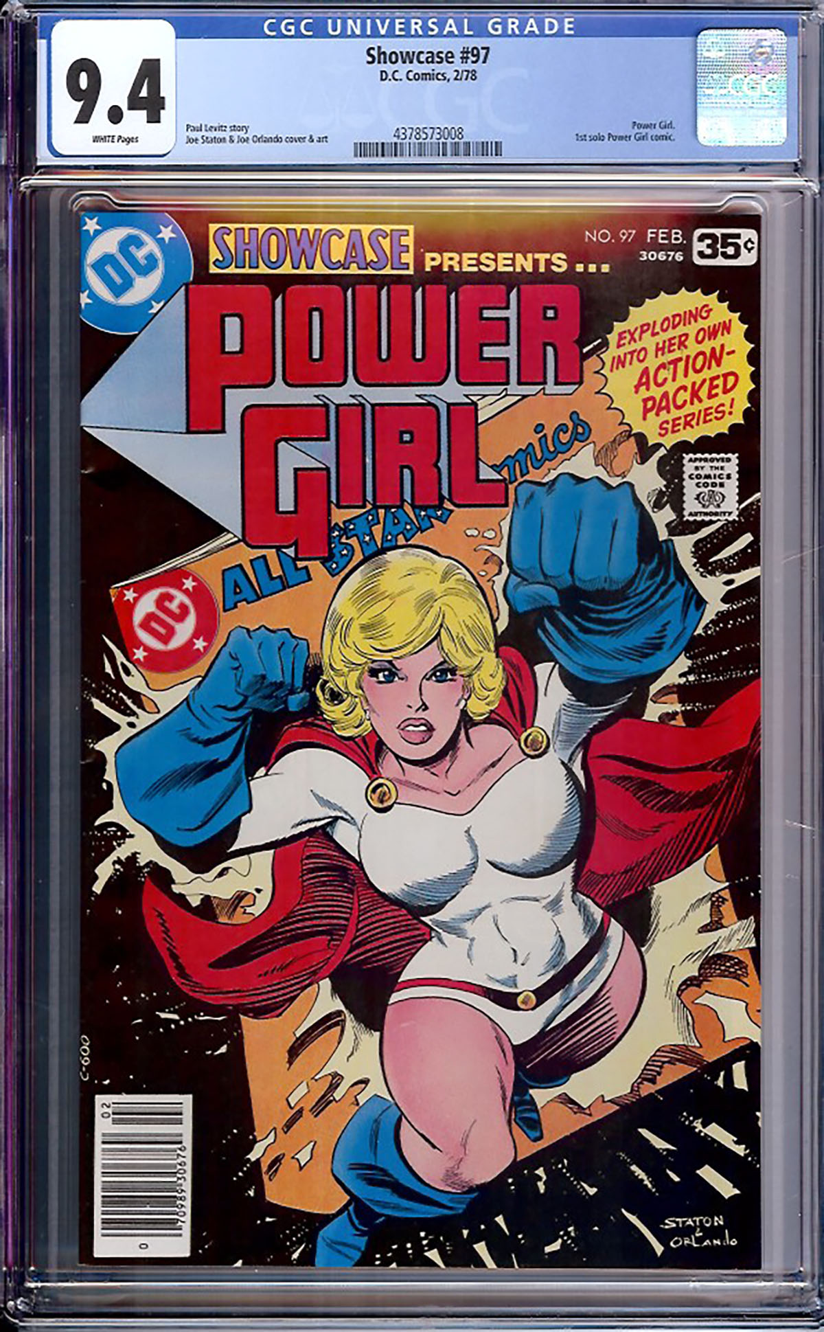 Showcase #97 CGC 9.4 w // Auction // Pedigree Comics