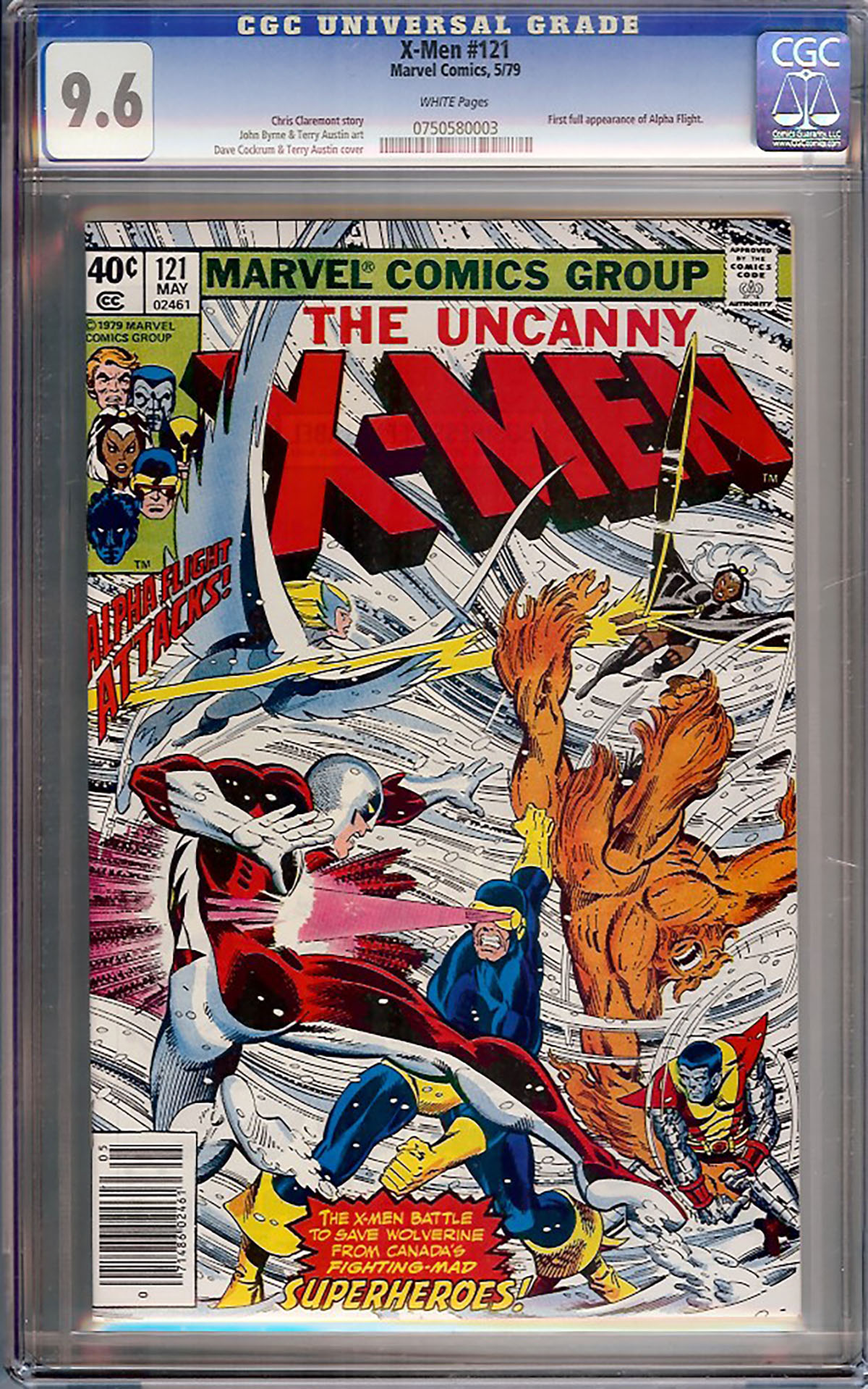X-Men #121 CGC 9.6 w // Auction // Pedigree Comics